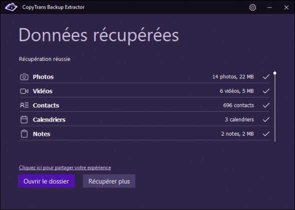 Comment débuter avec CopyTrans Backup Extractor | CopyTrans