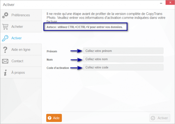[Guide] Activation des logiciels CopyTrans