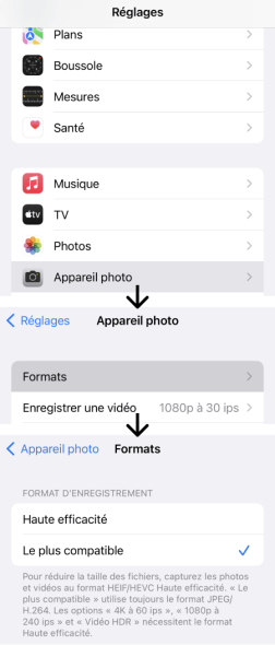 [2025] 3 façons de modifier le format photo iPhone