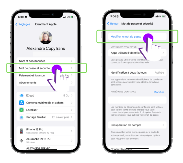 Comment retrouver son mot de passe iCloud/Apple sans perte