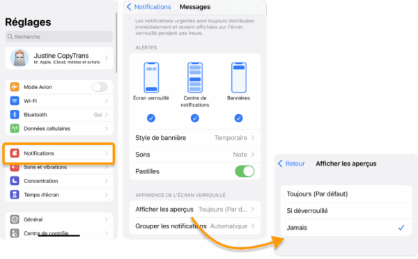 Messages iPhone : astuces et problèmes résolus | CopyTrans